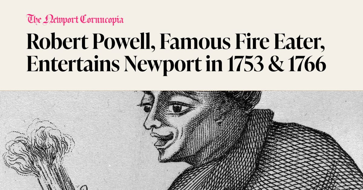 Fire-Eater Visits Newport